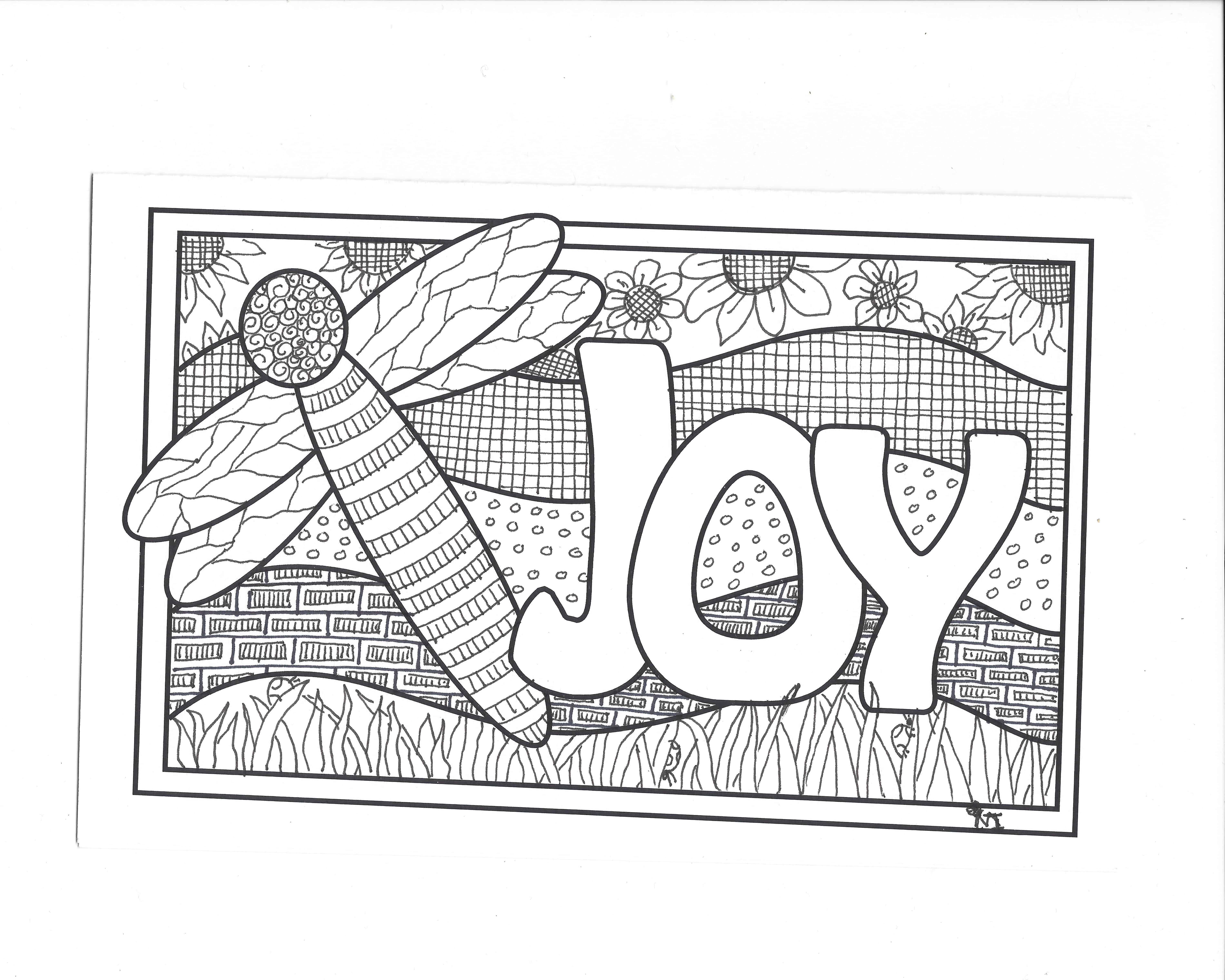 Doodle Devo: JOY - Printable! - Blessinks: Visual resources for your ...